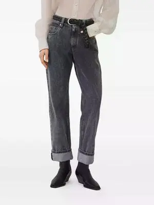 Brunello Cucinelli Five-pocket Cuffed Jeans