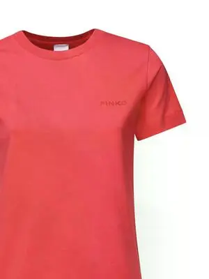 Pinko Logo-embroidered T-shirt