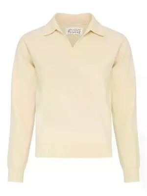 MAISON MARGIELA Virgin Wool Polo Shirt