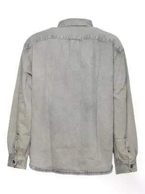 Carhartt Work In Progress Logo-patch Denim Shirt