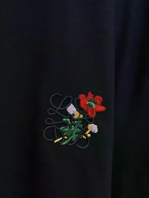 Loewe Floral-embroidered T-shirt