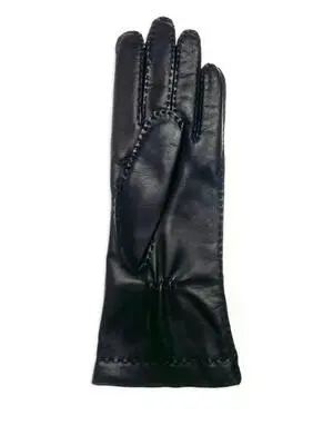RESTELLI Leather Gloves - Black