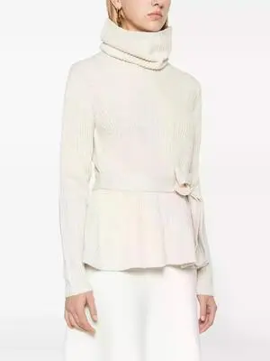 Zimmermann Illustration Peplum Sweater
