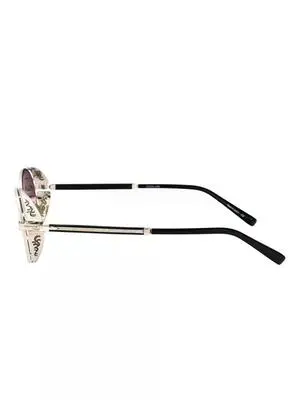 Matsuda Oval-frame Sunglasses