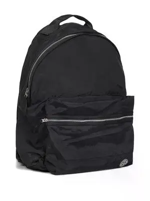 Stone Island Zip-fastening Nylon Backpack - Black