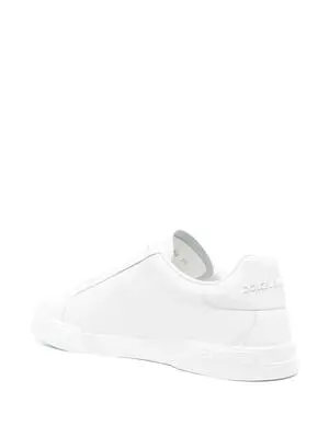Dolce & Gabbana Leather Sneakers - White