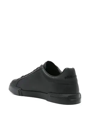 Dolce & Gabbana Leather Sneakers - Black