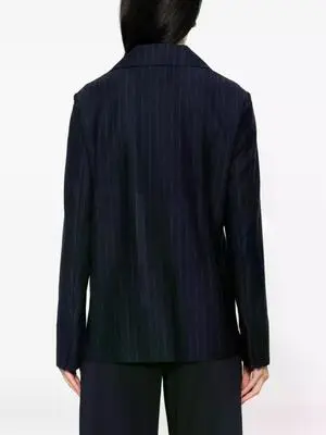 Max Mara Pinstripe Button Blazer