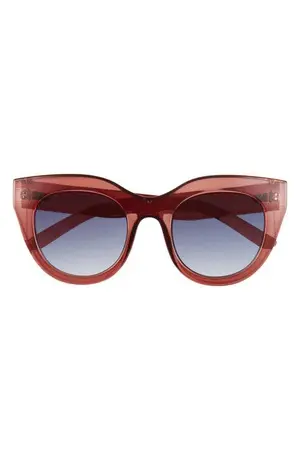 Le Specs 51mm Gradient Cat Eye Sunglasses Smokey Pink /cool Smoke