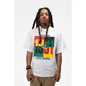 CROSS COLOURS 1991 Graphic T-shirt - White
