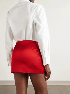Givenchy Silk-gabardine Mini Skirt