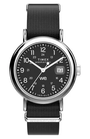 TIMEX® Weekender Strap Watch - Black