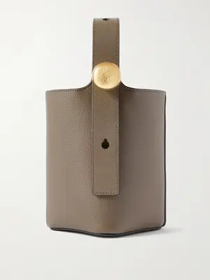 Loewe Pebble Mini Textured-leather Tote