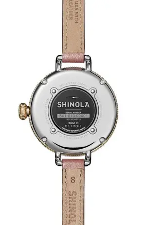 Shinola Birdy Strap Watch