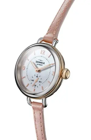 Shinola Birdy Strap Watch