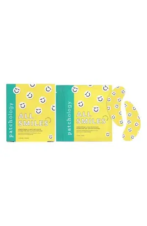 PATCHOLOGY All Smiles Hydrating No Slip Eye Patches $40 Value - No Color