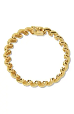 Argento Vivo Mini San Marco Chain Bracelet - Gold