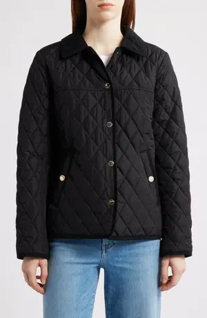 Michael Kors Short Quilted Jacket - Black