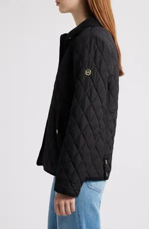 Michael Kors Short Quilted Jacket - Black