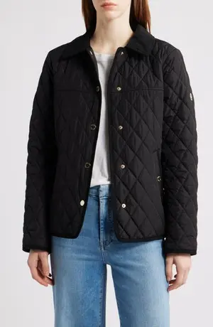 Michael Kors Short Quilted Jacket - Black