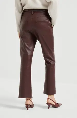 Brunello Cucinelli Square Cigarette Trousers