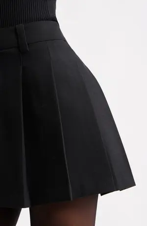 OPEN EDIT Pleated Miniskirt