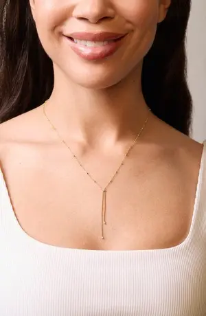 Bony Levy Mykonos Diamond Bolo Necklace
