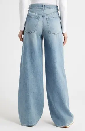 Madewell Superwide Leg Drawstring Jeans