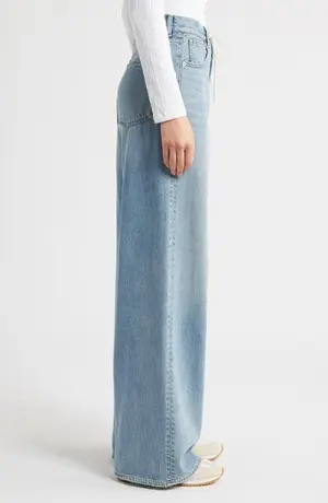 Madewell Superwide Leg Drawstring Jeans