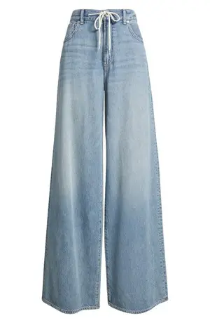 Madewell Superwide Leg Drawstring Jeans