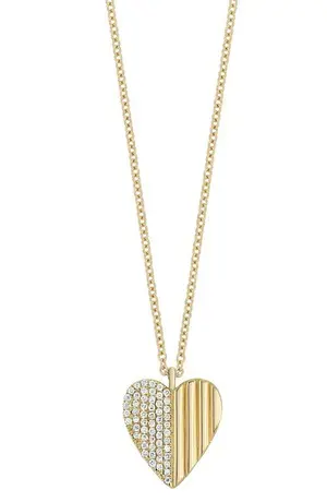 Bony Levy Bl Icon Diamond Heart Pendant Necklace - 18k Yellow Gold