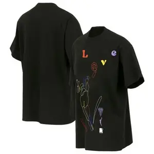ROUND21 Golden State Valkyries Love Pride Premium Heavyweight T-shirt - Black