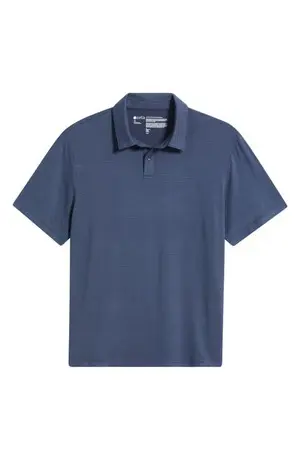 Zella Dynamic Stripe Polo - Navy Eclipse Stripe