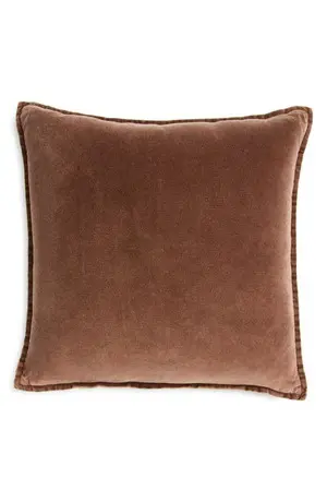 Nordstrom Velveteen Accent Pillow - Brown Bitter Multi