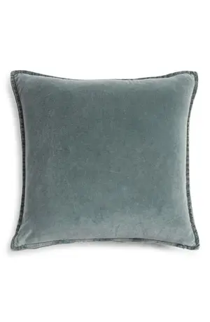 Nordstrom Velveteen Accent Pillow - Green Balsam