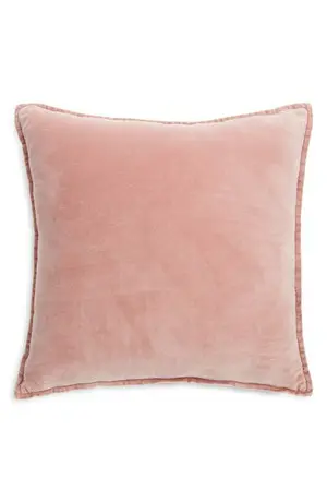 Nordstrom Velveteen Accent Pillow - Pink Fawn