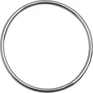 Argento Vivo High Polish Bangle - Silver