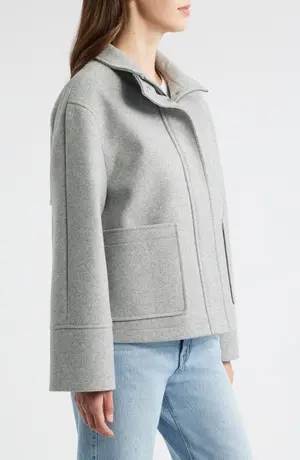 Sam Edelman Felt Jacket - Grey