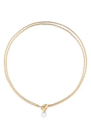 Jenny Bird Amelia Wrap Chain Necklace - High Polish Gold