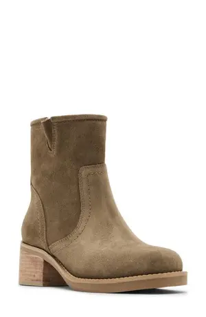 Blondo Cassadie Waterproof Bootie - Taupe Suede