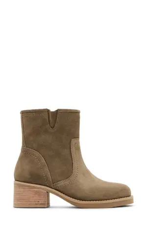 Blondo Cassadie Waterproof Bootie - Taupe Suede