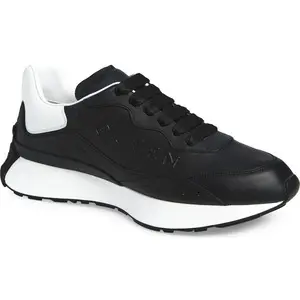 Alexander McQueen Sprint Runner Sneakers - Black/white