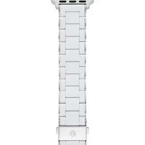Michele Silicone Apple Watch® Watchband - Gray / Silver