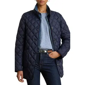 Ralph Lauren Diamond Quilted Puffer Jacket - Dark Navy