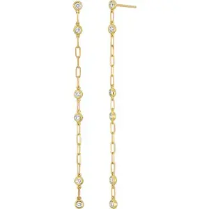 Bony Levy Varda Diamond Drop Earrings - 18k Yellow Gold