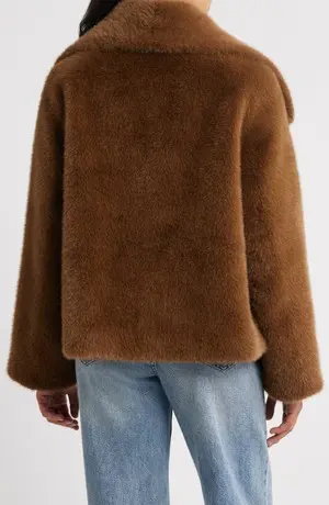 Sam Edelman Faux Fur Jacket - Mink
