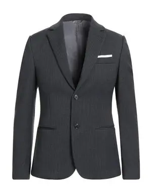 DANIELE ALESSANDRINI Striped Single-breasted Blazer