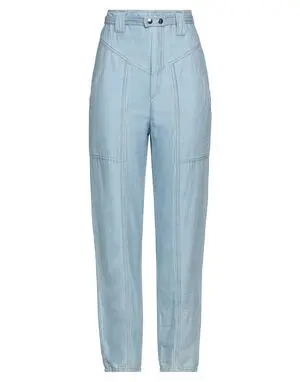 Isabel Marant Étoile Cotton And Linen Blend Jeans - Blue