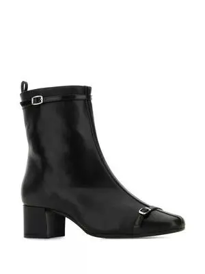 CAREL 50mm Buckle-strap Leather Ankle Boots