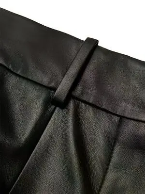 Bally Leather Straight-leg Trousers